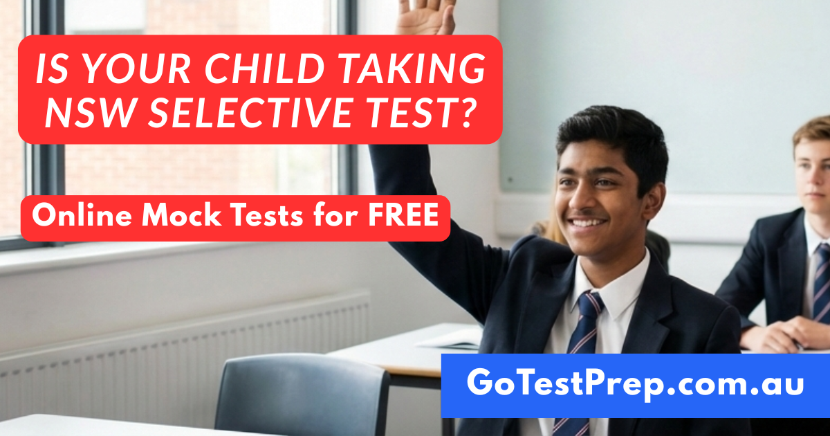 GoTestPrep | NSW Selective Test Mock Exams and Practice Sets
